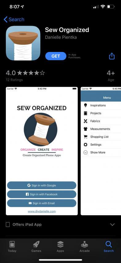 Sewing Apps To Get You Organized - Needle & The Belle